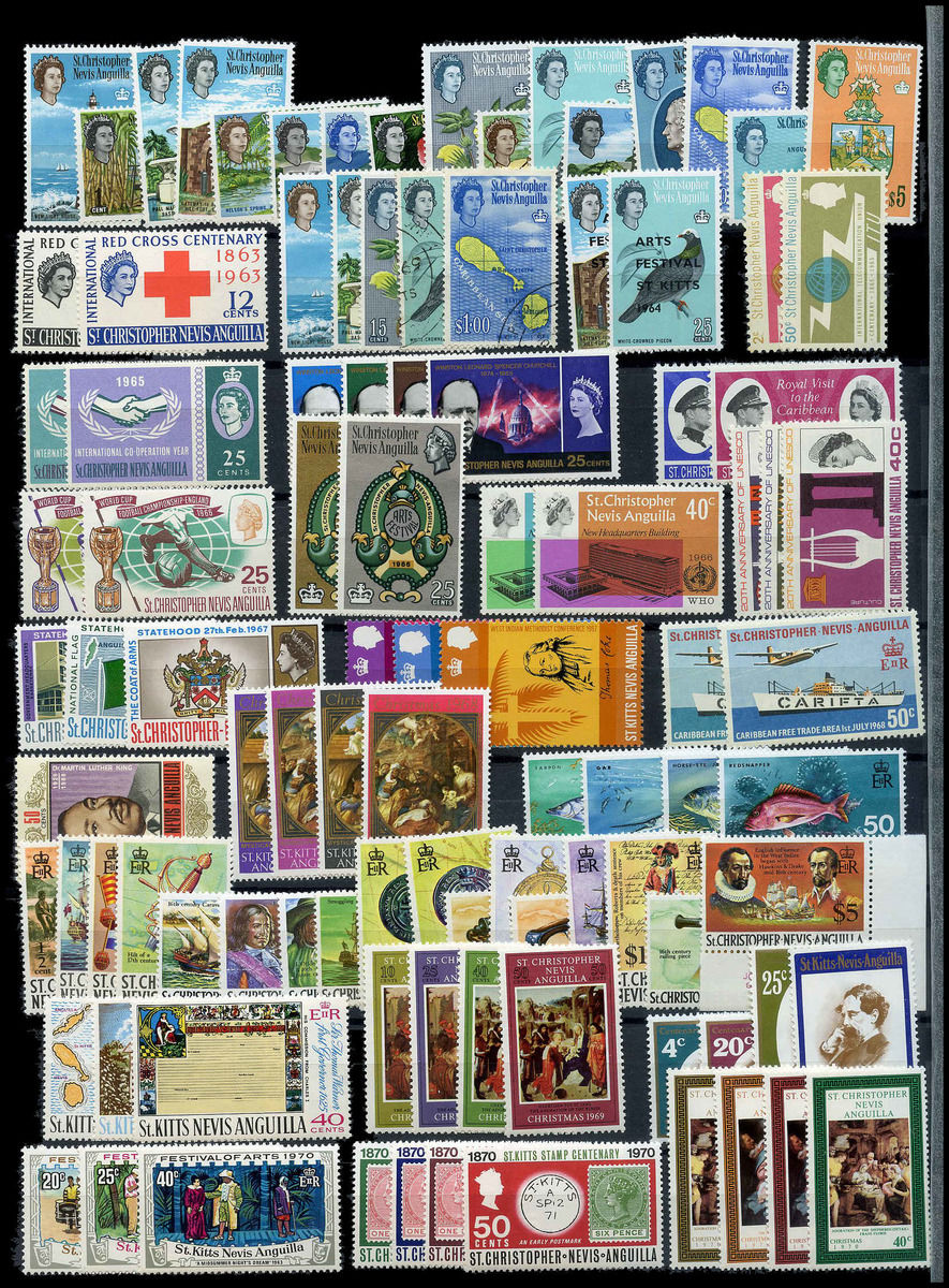 Buy Nevis, St. Christopher & St.Kits-Nevis 195+ different mint & used ...