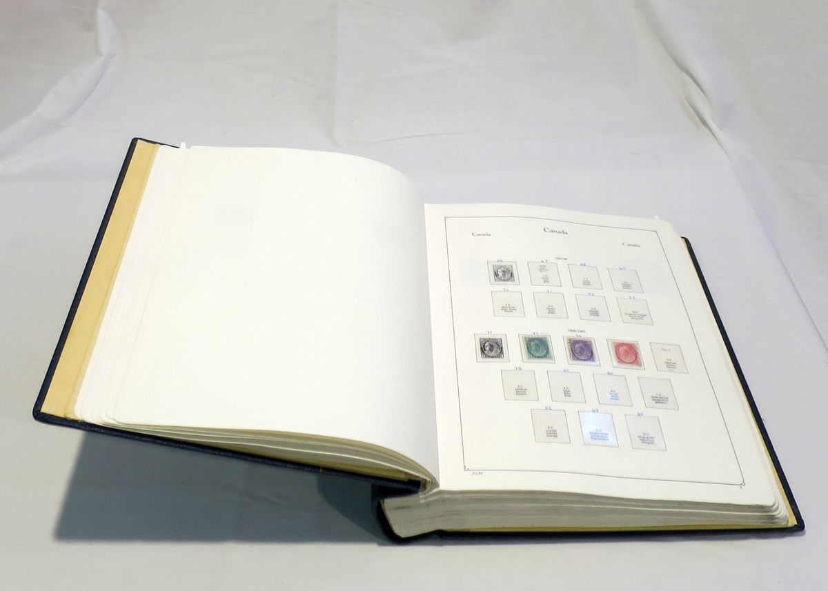 Buy A used Blue KABE album - 600 different Mint and Used stamps from ...