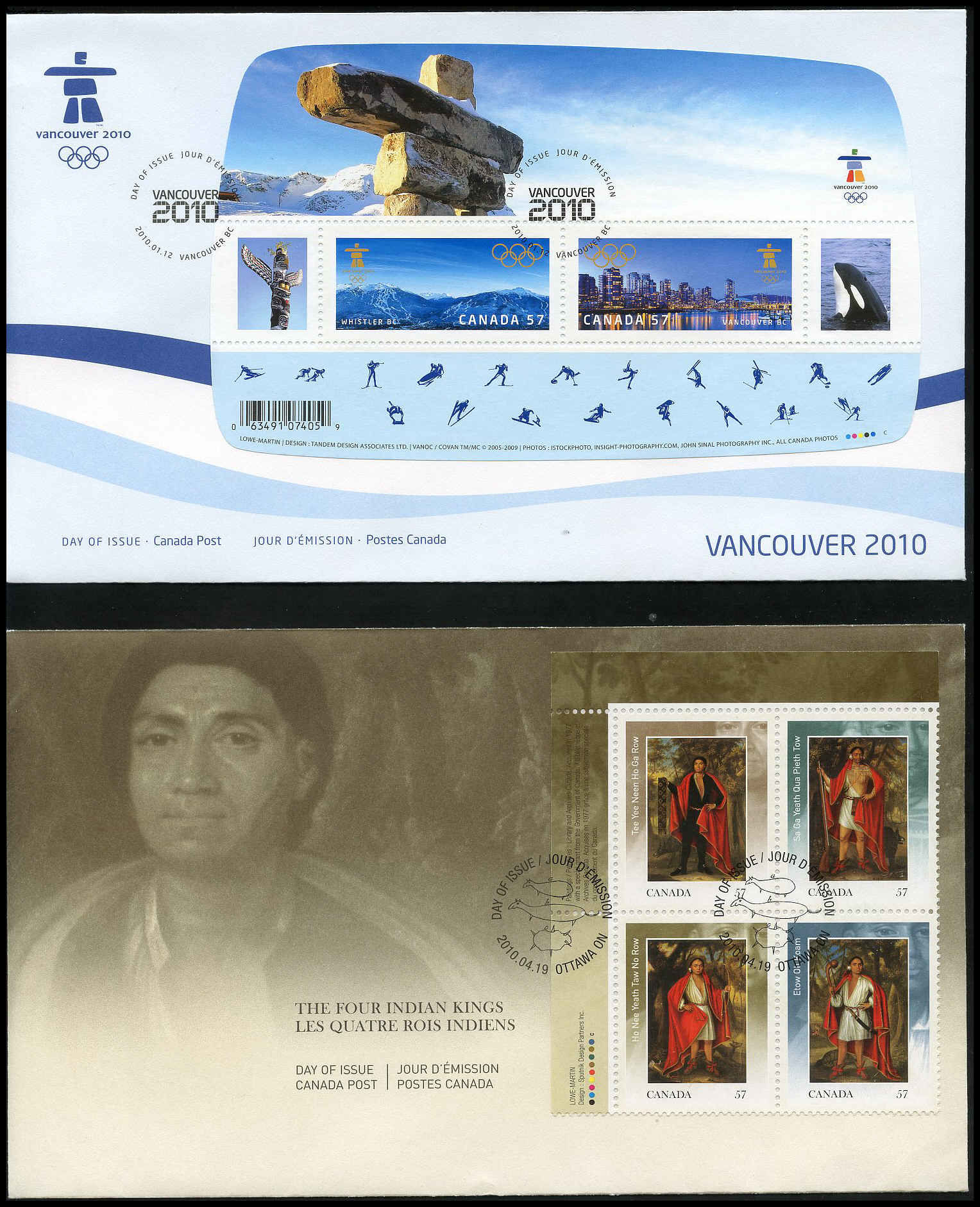 Buy Canada First Day Covers (2010) | Arpin Philately