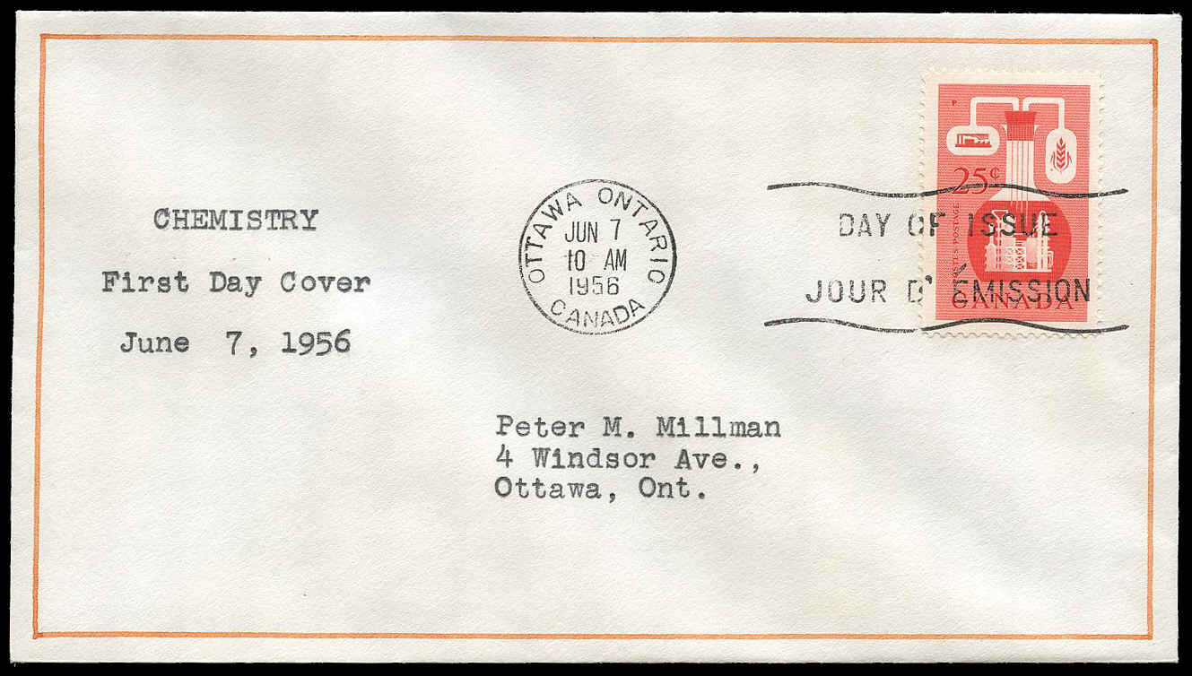 Buy Canada #363 - Chemical Industry (1956) 25¢ | Arpin Philately