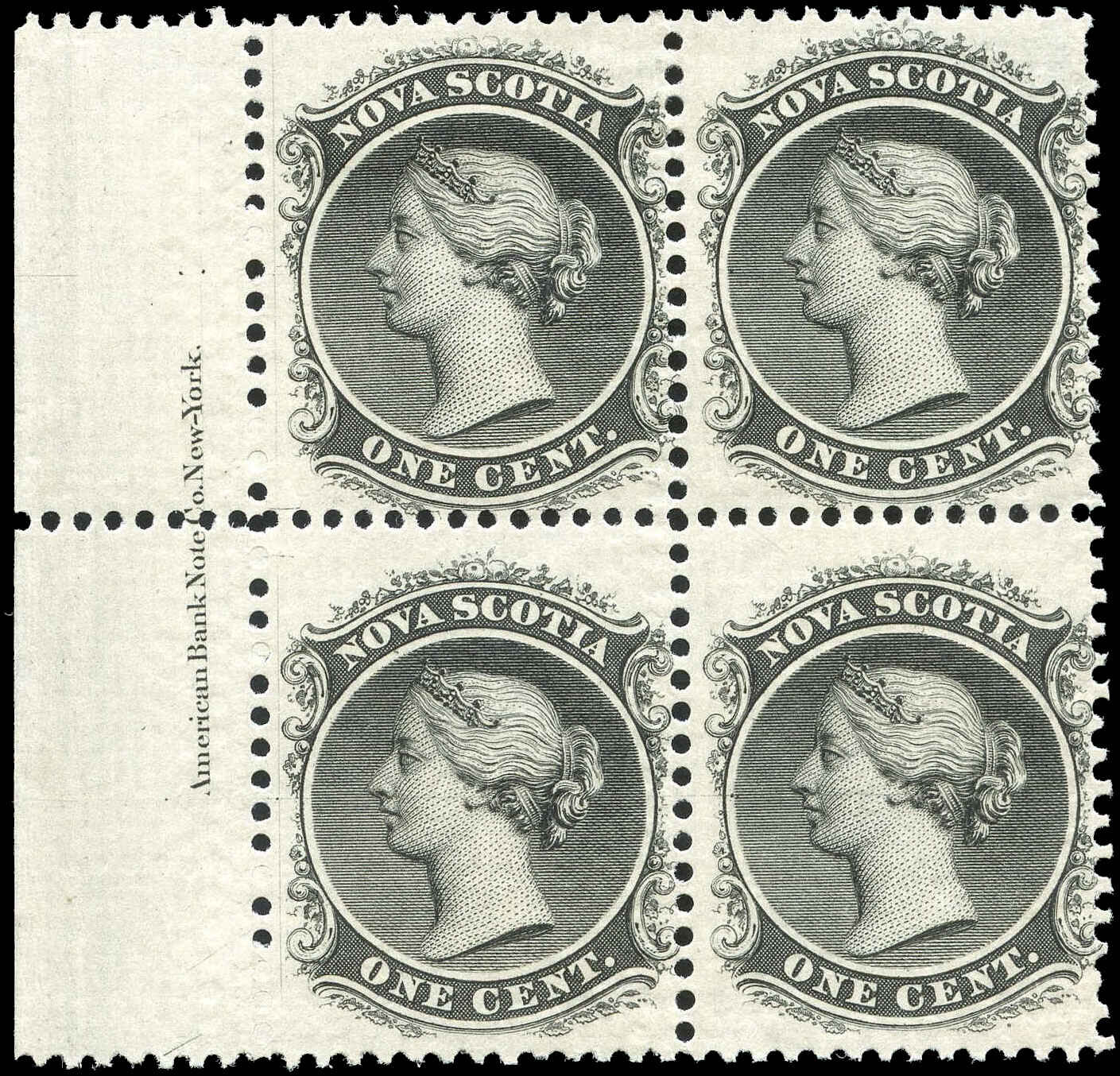 Buy Nova Scotia #8a - Queen Victoria (1860) 1¢ | Arpin Philately