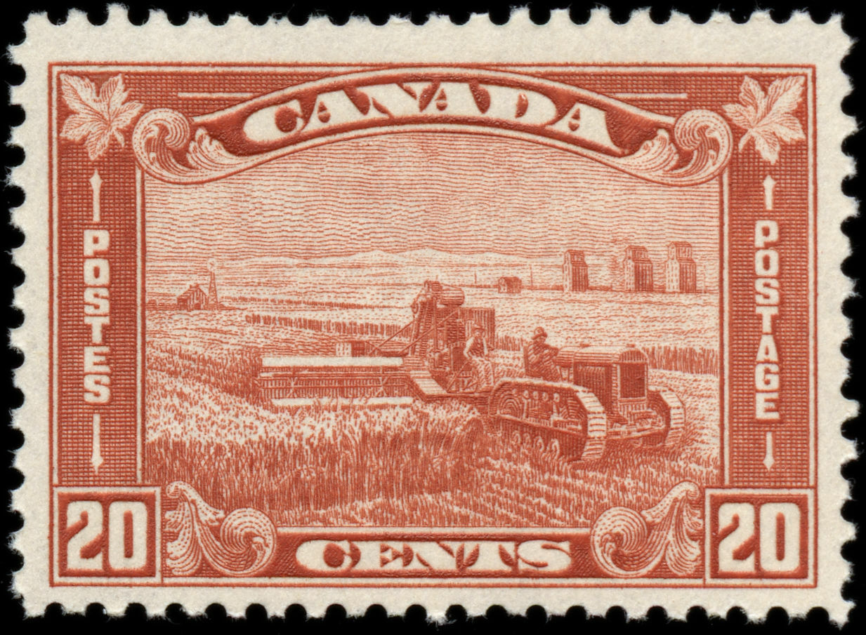 Buy Canada #175 - Harvesting Wheat (1930) 20¢ - Brown Red | Arpin Philately