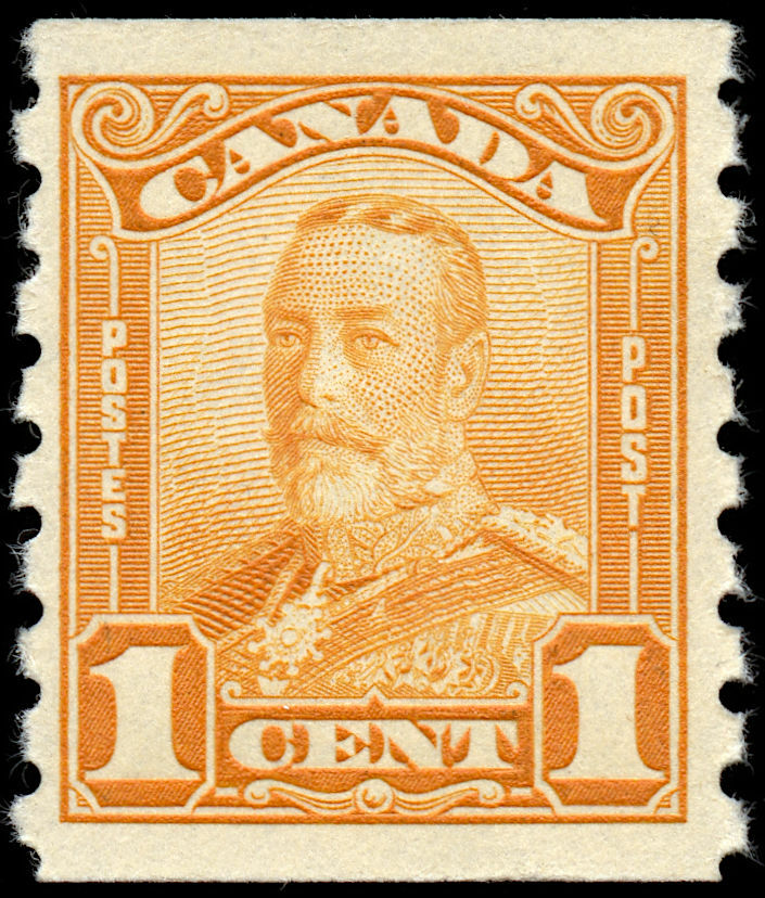 Buy Canada #160 - King George V (1929) 1¢ - Orange | Arpin Philately