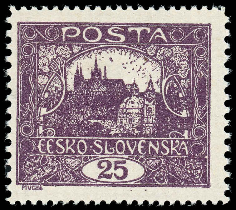 Acheter Czechoslovakia #46b - Hradcany à Prague (1919) | Arpin Philatélie