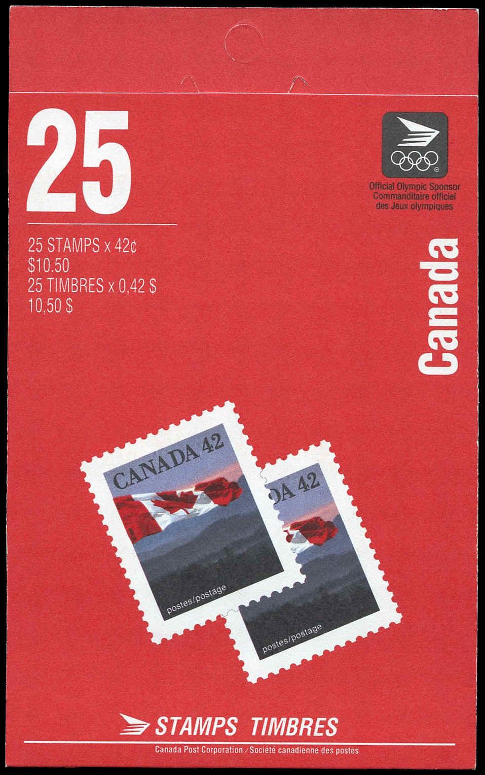 Buy Booklet #BK138b Canada Stamp - BK138b (1991) (1991) | Arpin Philately